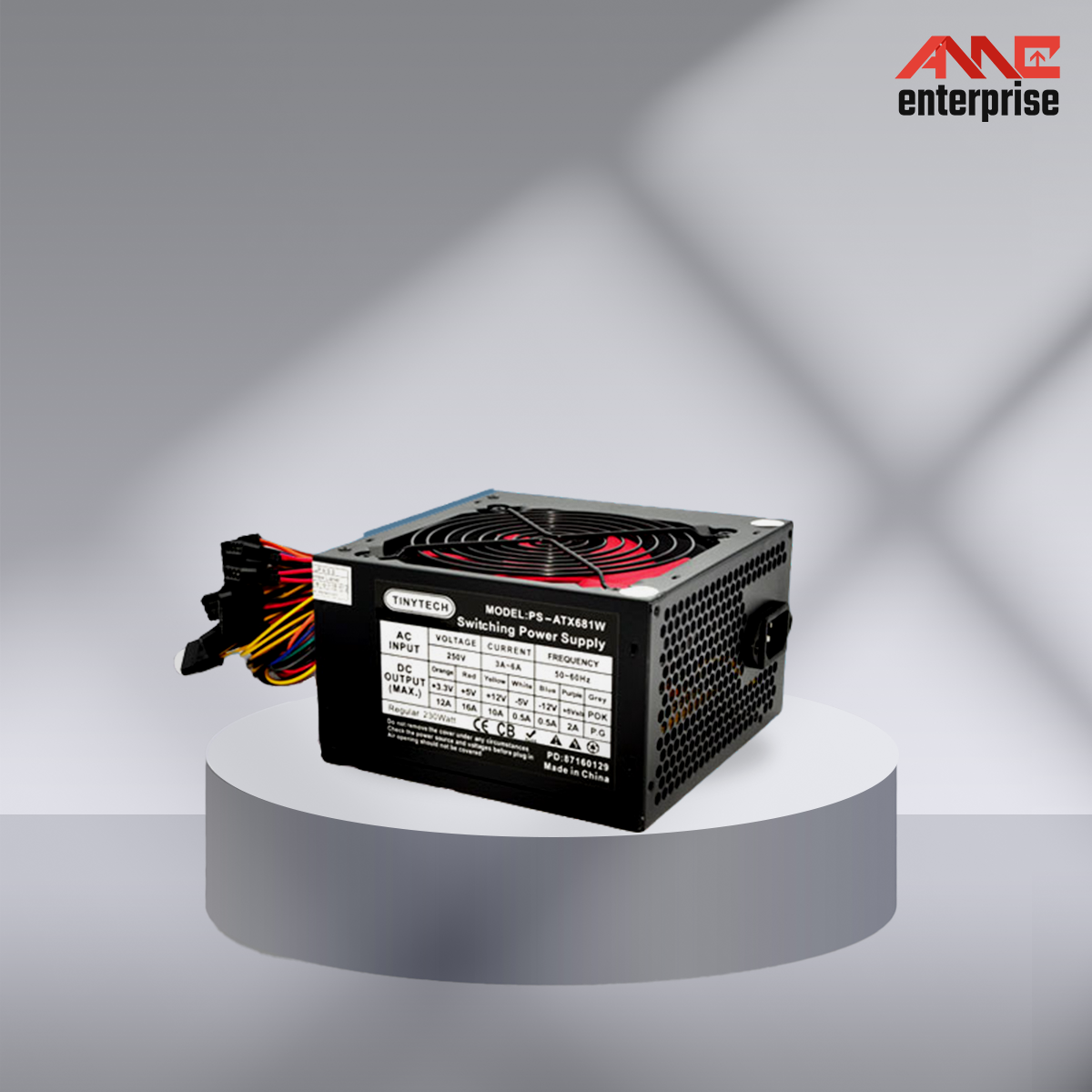 Tinytech ATX 681W Power Supply – AMC Enterprise